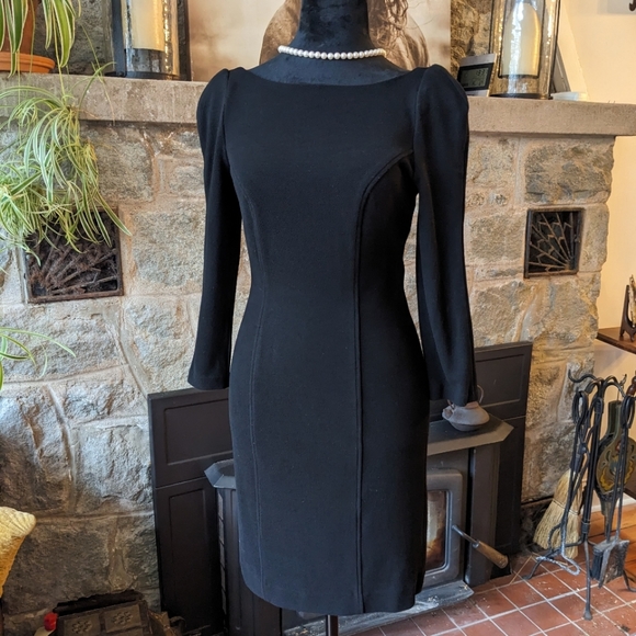 Diane Von Furstenberg | Dresses | Diane Von Fustenburg Black Dress 4 ...